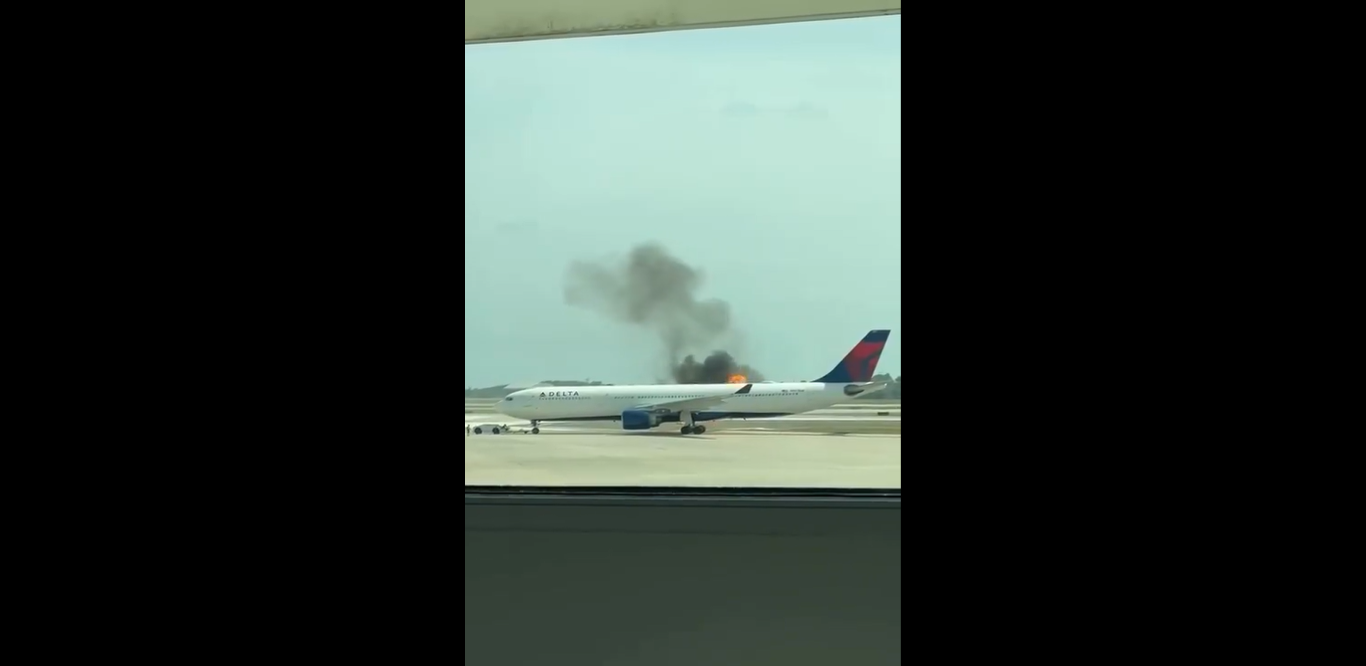 Breaking: Plane Suddenly Bursts Into Flames - NEWS HOUR FIRST